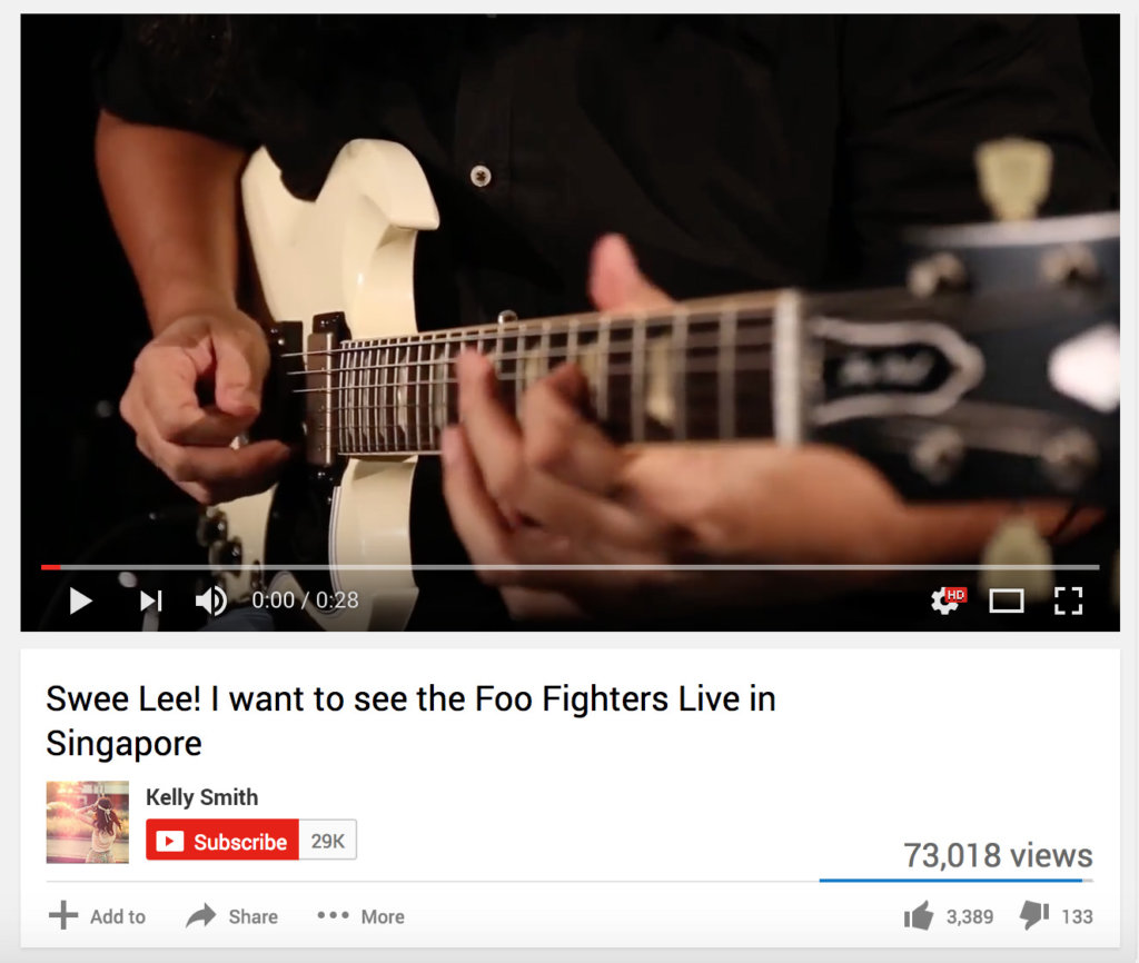 Win Tickets to See the Foo Fighters in Singapore - Swee Lee Blog